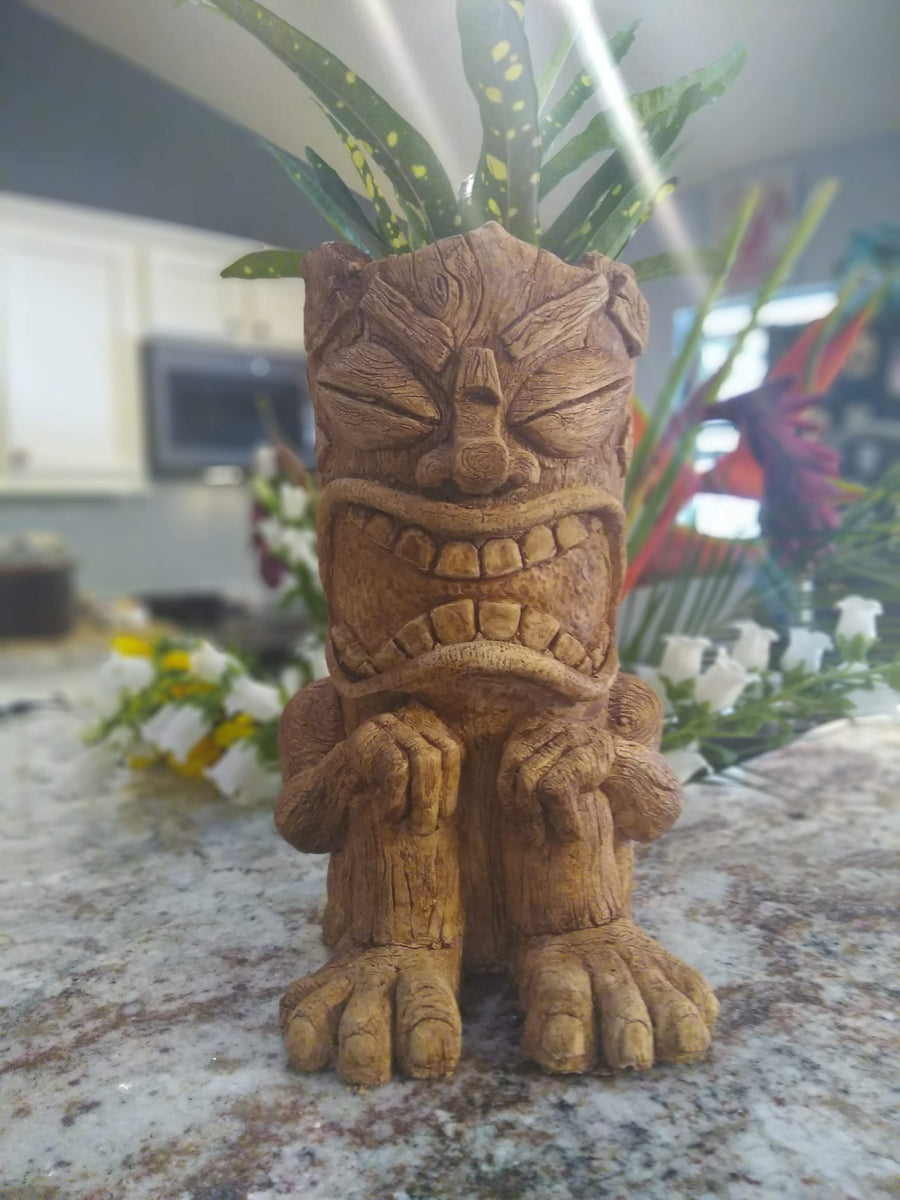 Garden Squatter Tiki Planter – GreatScottDesigns